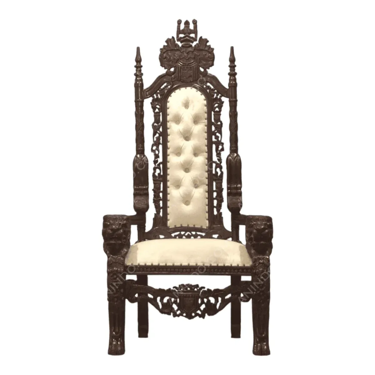 Monarch Crested High-Back Throne - Indonesia Furniture