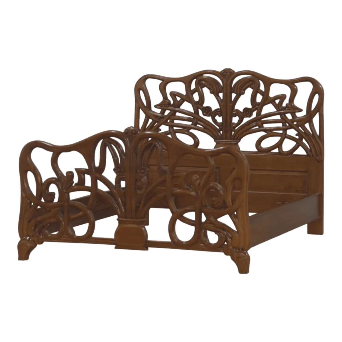 Santara Bed (Brown) - Indonesia Furniture