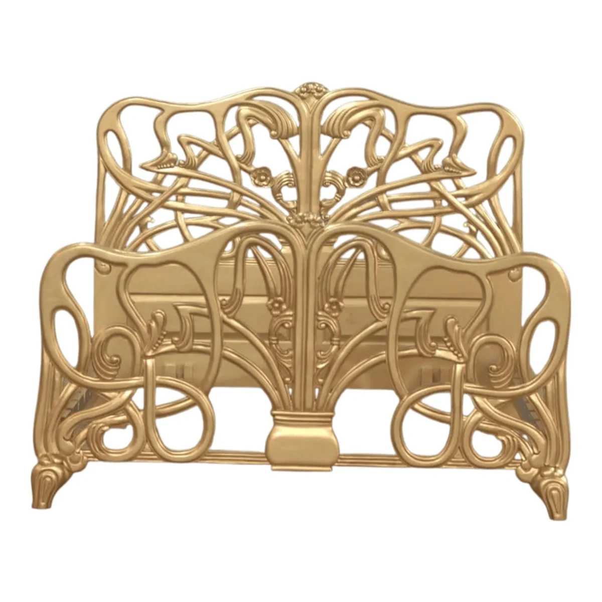 Santara Bed (Gold) - Indonesia Furniture