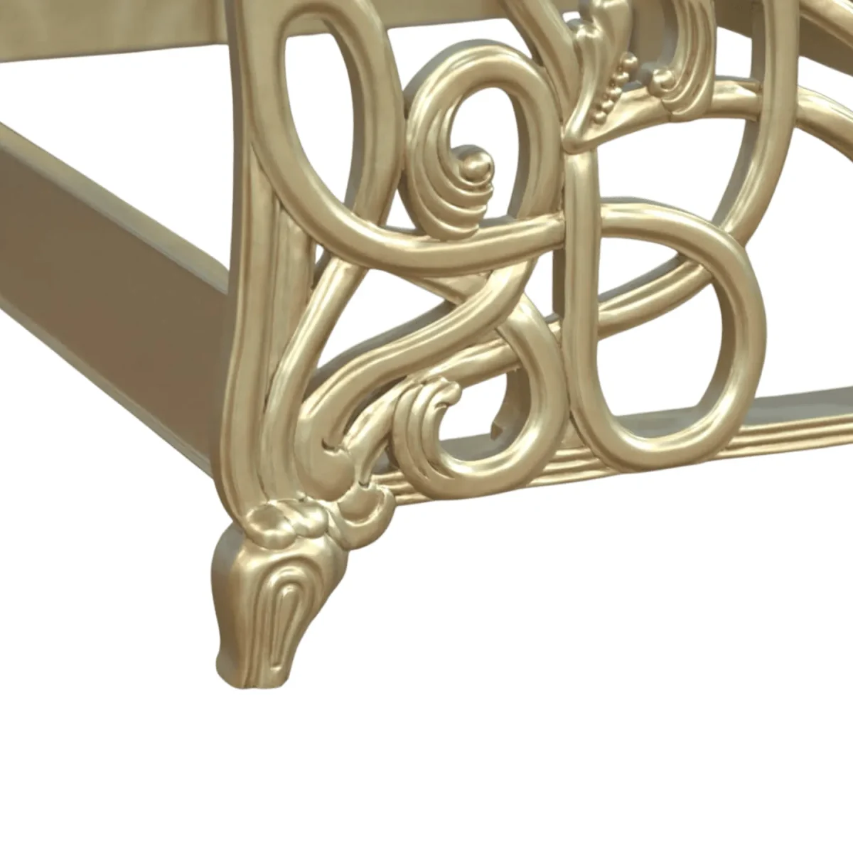 Santara Bed (Gold) - Indonesia Furniture