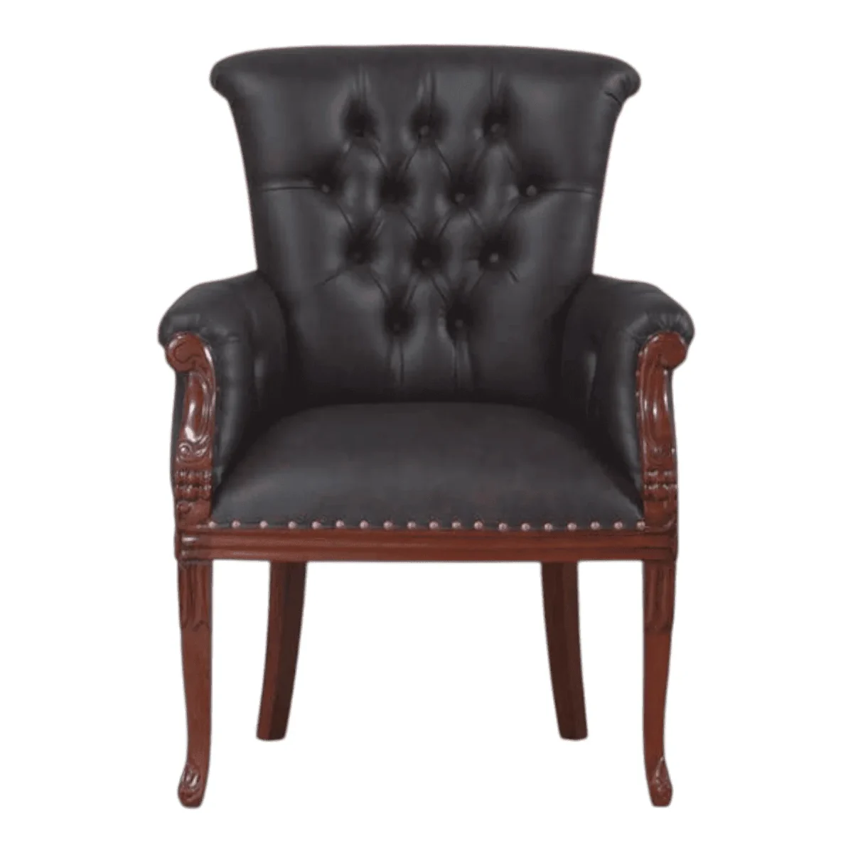 Heritage Wingback Library Chair - Indonesia Furniture