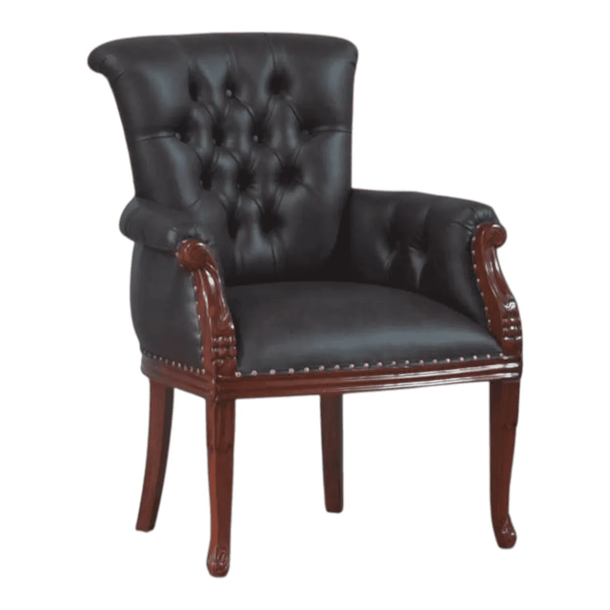 Heritage Wingback Library Chair - Indonesia Furniture