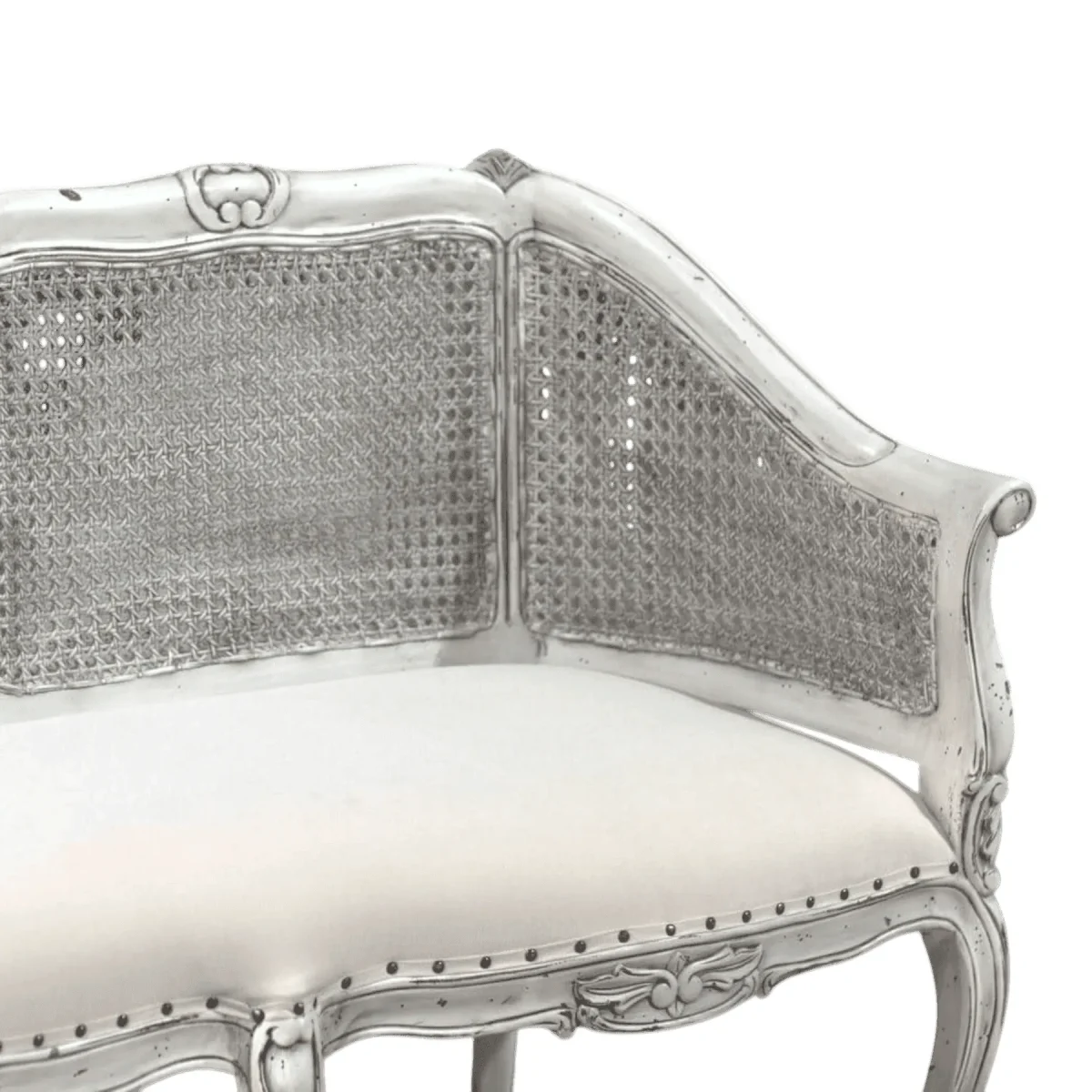 Kastora Settee (White) - Indonesia Furniture